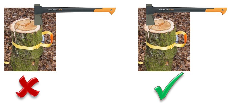 WoodStrapper Holzspalthilfe: Holzhacken leicht gemacht